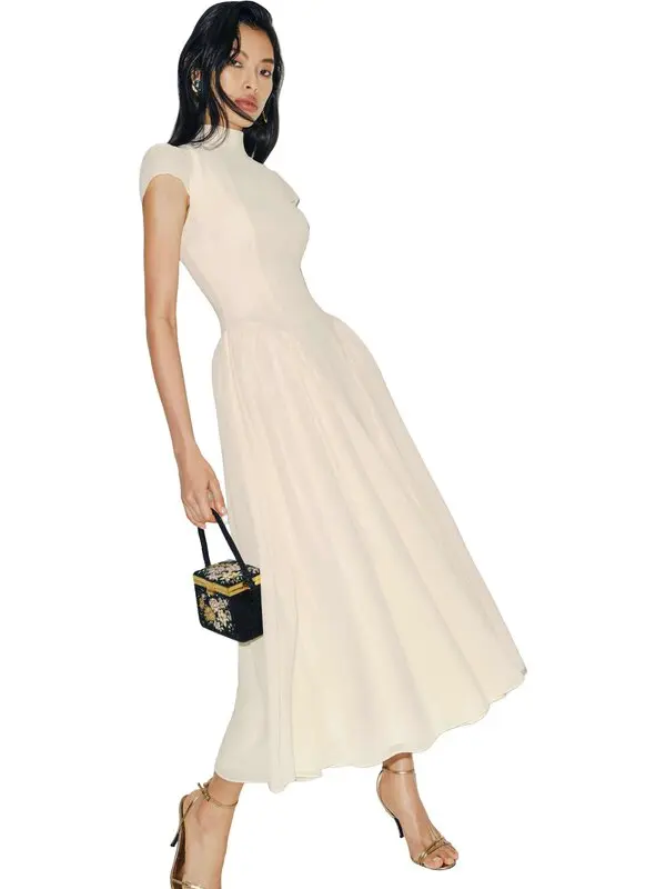 REFORMATION Maven Maxi Dress - Ivory