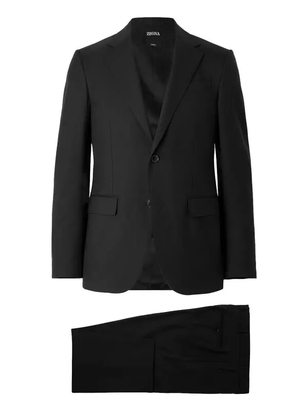 Zegna Trofeo™ Wool-twill Suit - Black