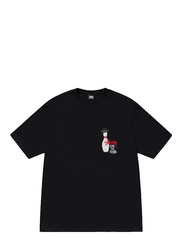 StÜssy Kingpin Pigment Dyed T-shirt - Black