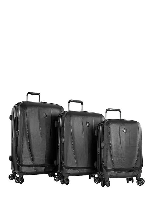 HEYS Vantage 3-piece Smart Access Luggage Set - Black