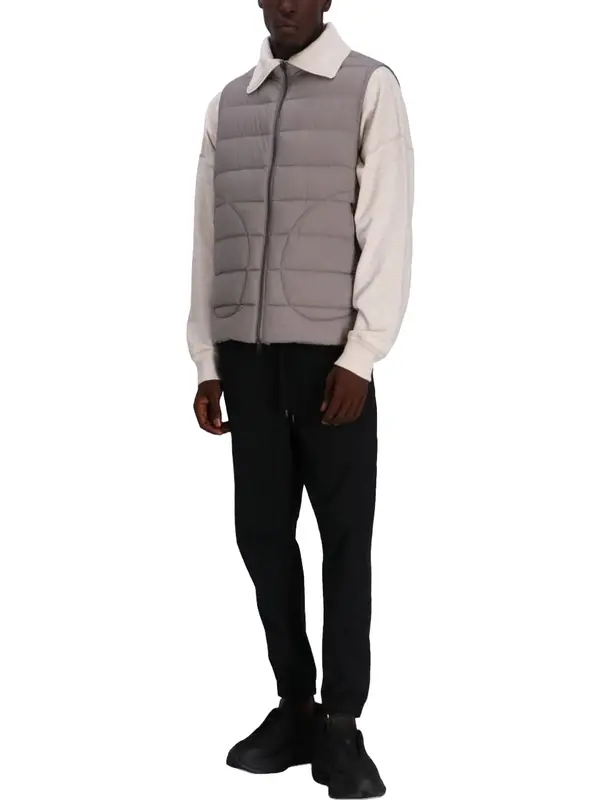 Herno Padded Gilet - Grey
