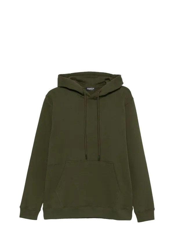 DONDUP Raised Logo Detail Hoodie - Green