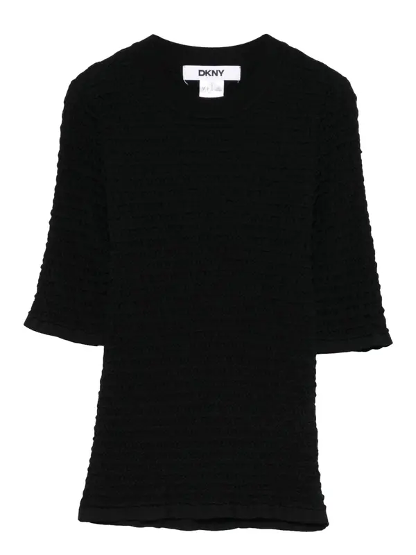 Dkny Ruched T-shirt - Black