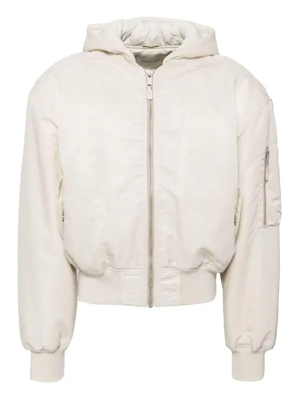 ENTIRE STUDIOS Zip-fastening Hooded Jacket - White