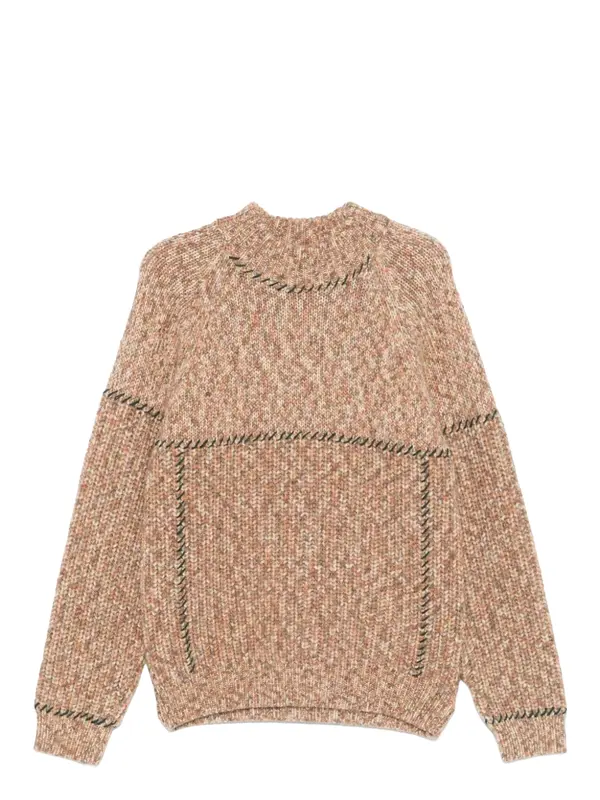Henrik Vibskov Stitch Sweater - Brown