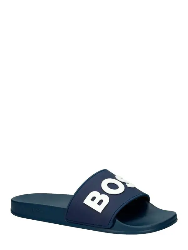 BOSS Logo-patch Slides - Blue