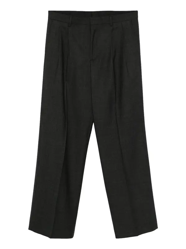 SUNFLOWER Wide Pleated Trousers - Grey
