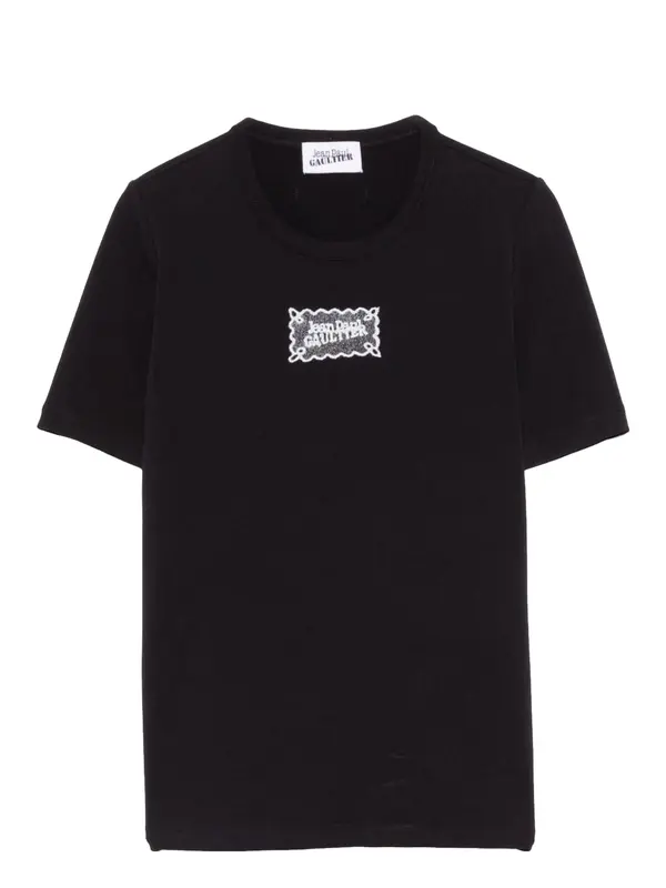 JEAN PAUL GAULTIER Logo T-shirt - Black