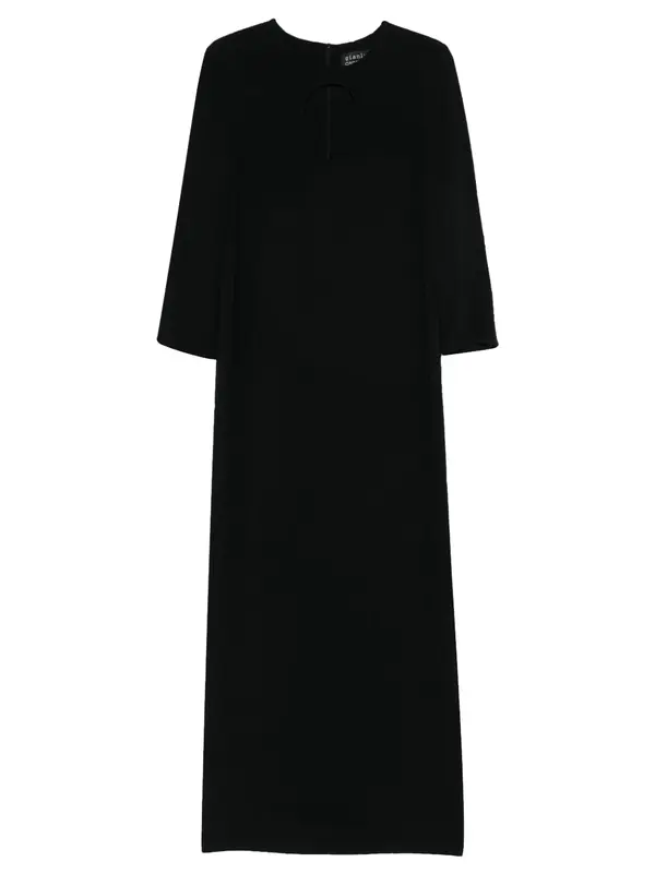 GIANLUCA CAPANNOLO Maxi Jean Dress - Black