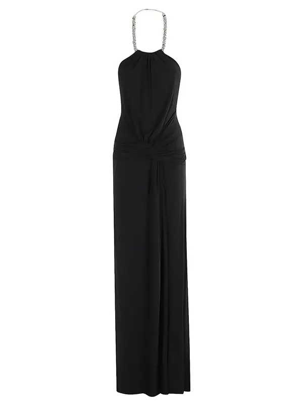 Simkhai Annabelle Halterneck Gown - Black