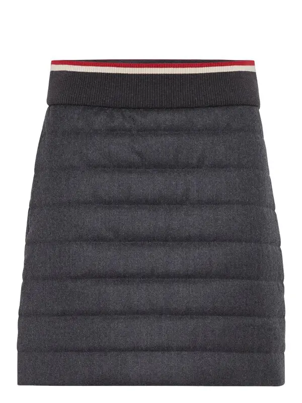 Brunello Cucinelli Padded-design Mini Skirt - Grey