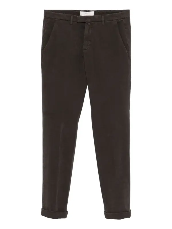 BRIGLIA 1949 Tapered Trousers - Brown
