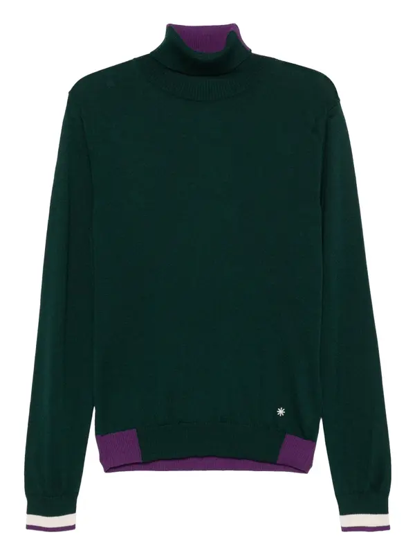 MANUEL RITZ Fine-knit Sweater - Green