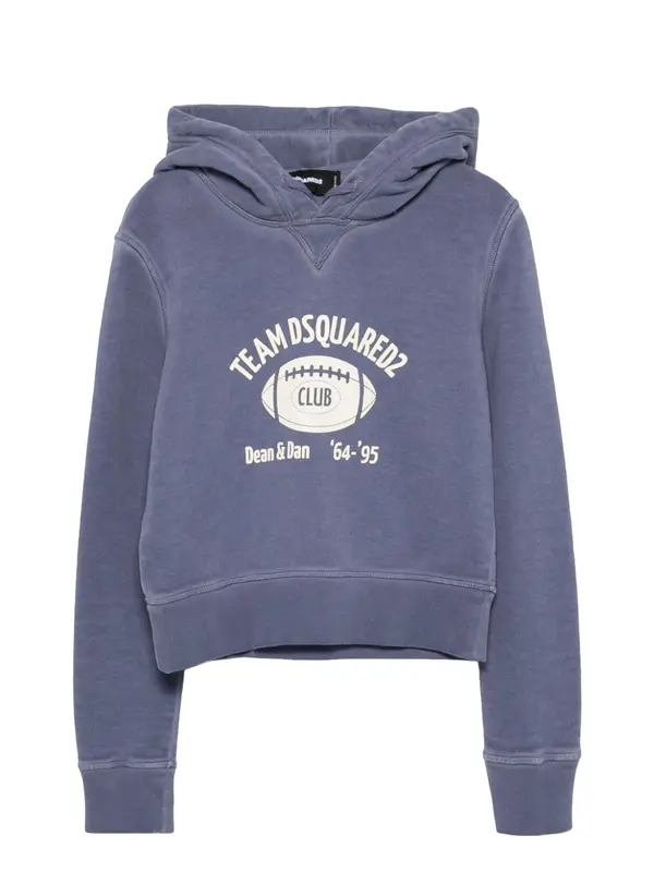 Dsquared2 Logo-print Hoodie - Blue