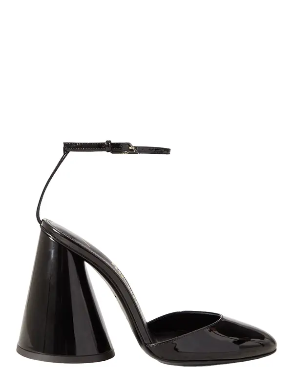 Attico Luz Patent-leather Pumps - Black