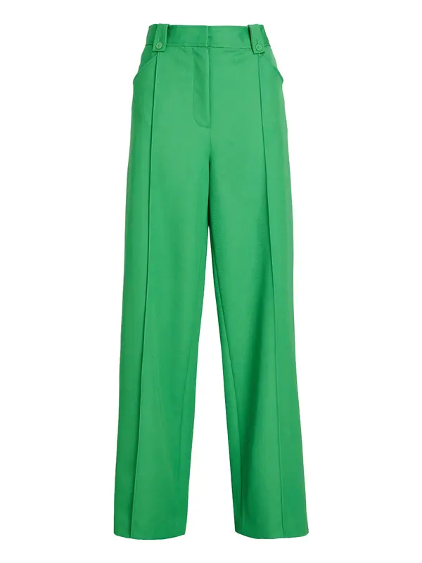 3.1 Phillip Lim Wool-twill Wide-leg Pants - Green