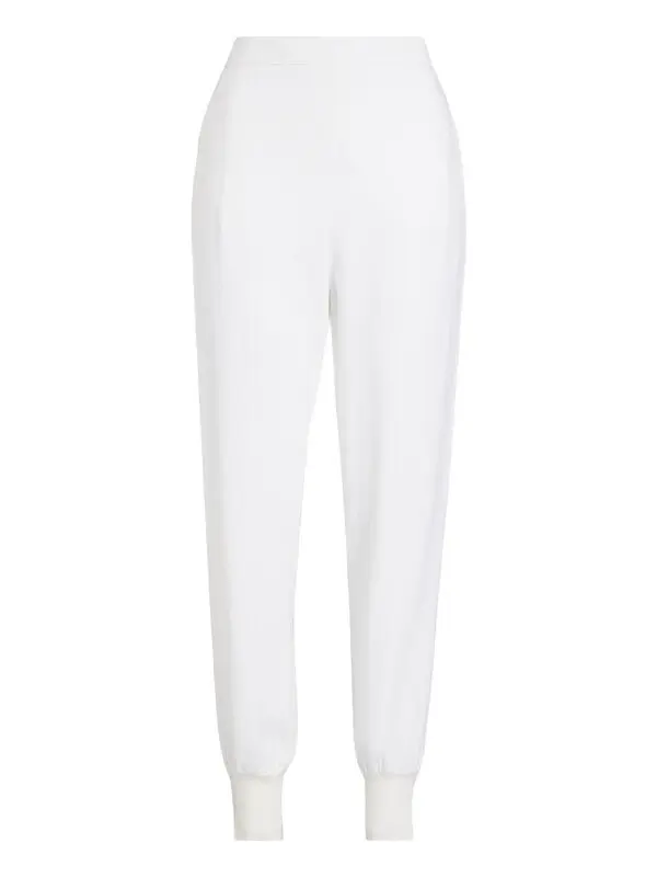 Stella McCartney Julia Stretch-cady Track Pants - White