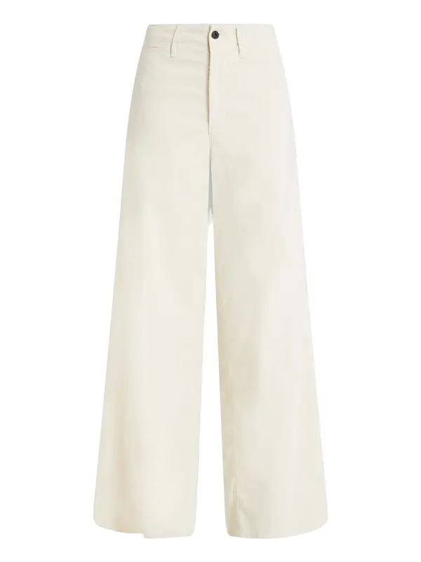 Rag & Bone Sofie Wide-leg Pants - Ecru
