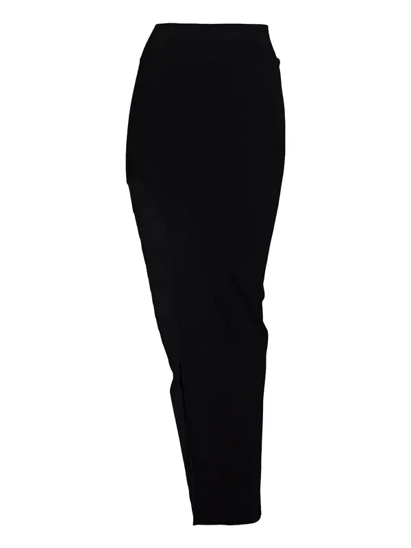 Rick Owens Knitted Maxi Skirt - Black