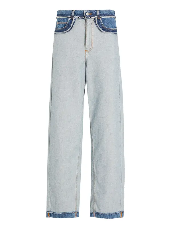 Marni High-rise Tapered Jeans - Light Denim