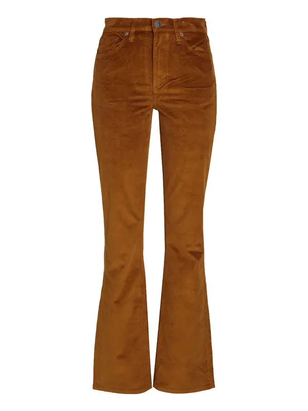 Rag & Bone Peyton Cotton-blend Corduroy Bootcut Pants - Tan