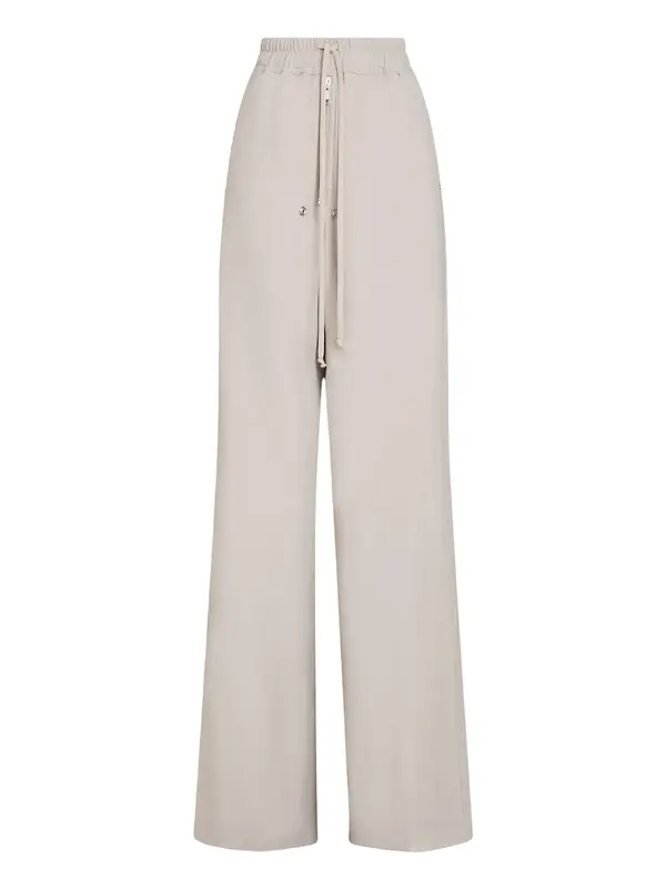 Rick Owens Crepe Wide-leg Pants - Stone