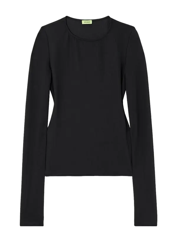 Gauge81 Marsa Stretch-jersey Top - Black