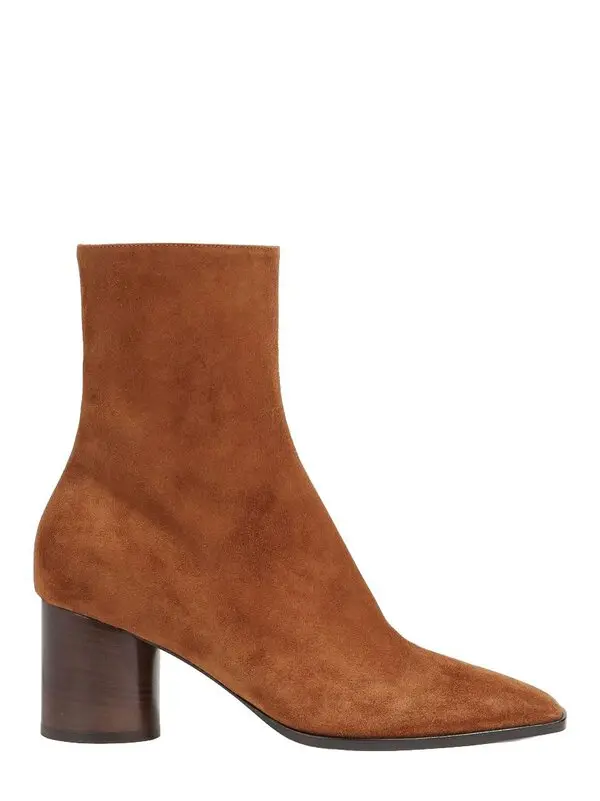 FERRAGAMO Pampero Suede Ankle Boots - Tan