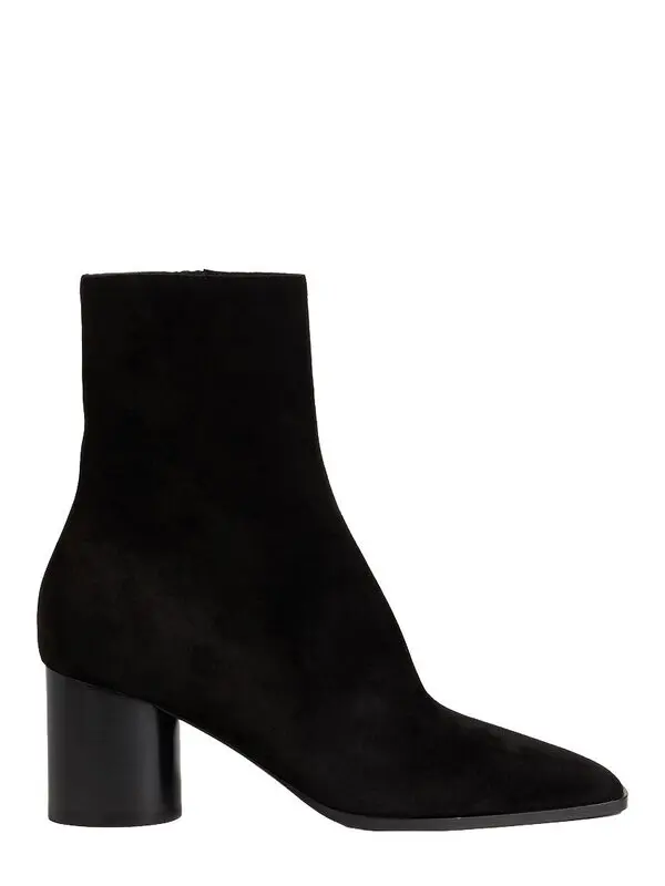 FERRAGAMO Pampero Suede Ankle Boots - Black
