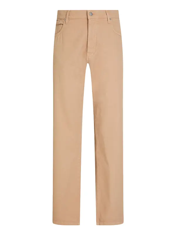 Dunhill Cotton-twill Trousers - Beige