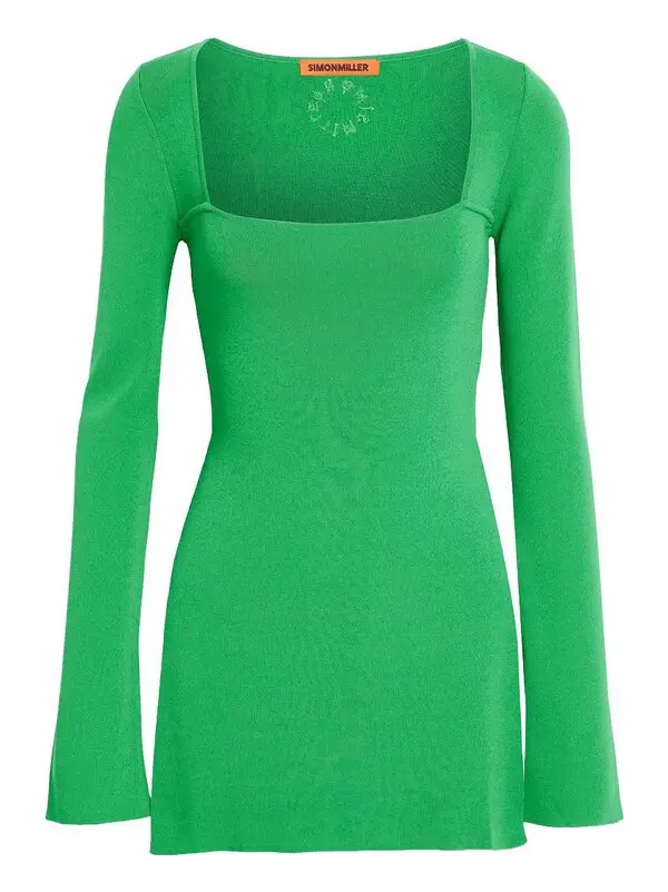 SIMONMILLER Zozo Stretch-knit Top - Green