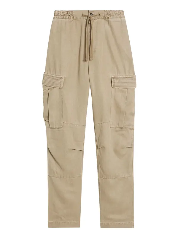 Officine Générale Jay Tapered Cargo Pants - Beige