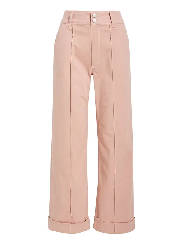 FRAME 70's Straight-leg Pants - Antique Rose