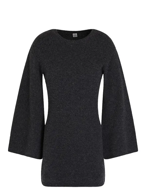 TOTEME Wool And Cashmere-blend Sweater - Anthracite