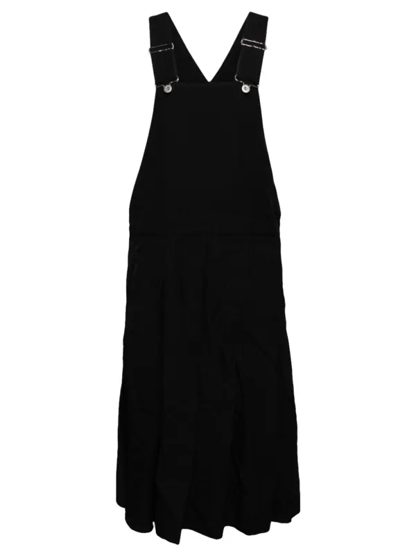 BLACK COMME DES GARÇONS Pleated Dress - Black