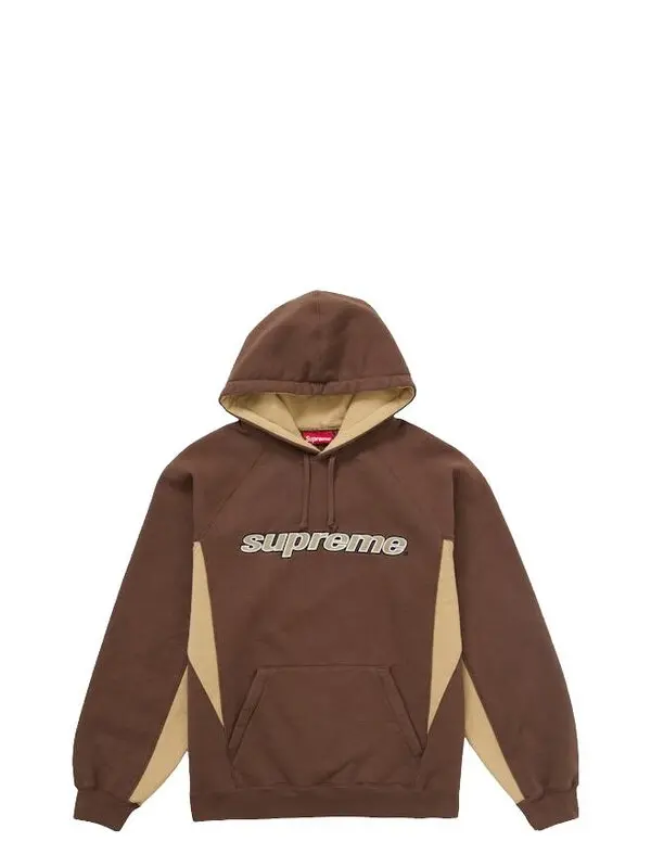 Supreme Division Hooded Sweatshirt - Brown