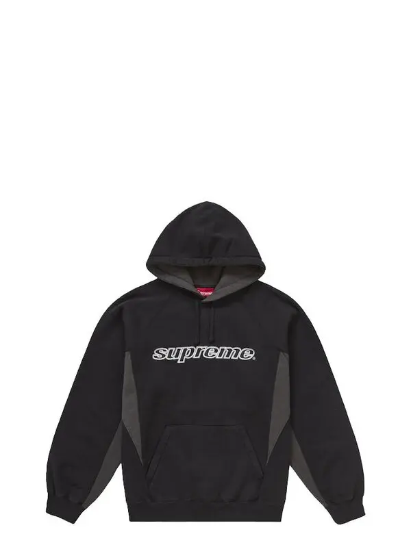 Supreme Division Hooded Sweatshirt - Black
