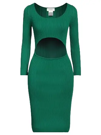 VICOLO Midi Bodycon Dress - Green