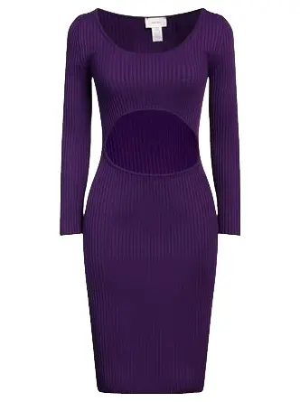 VICOLO Midi Bodycon Dress - Purple