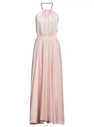 VICOLO Maxi Halterneck Dress - Light Pink