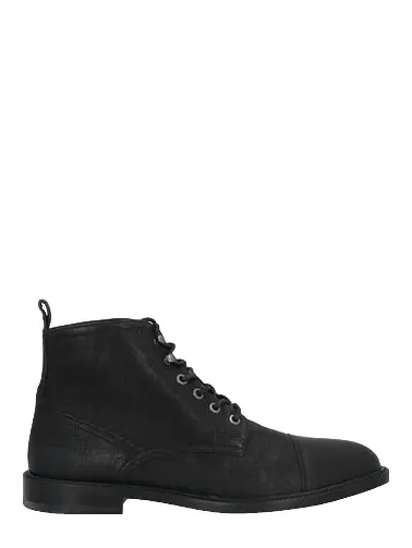 Geox Leather Ankle Boots - Black