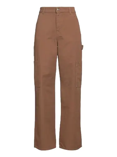 VICOLO Cotton Cargo Jeans - Brown