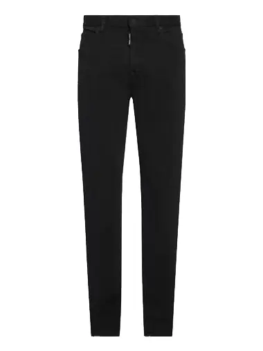 Dsquared2 Straight-leg Jeans With Brand Logo - Black
