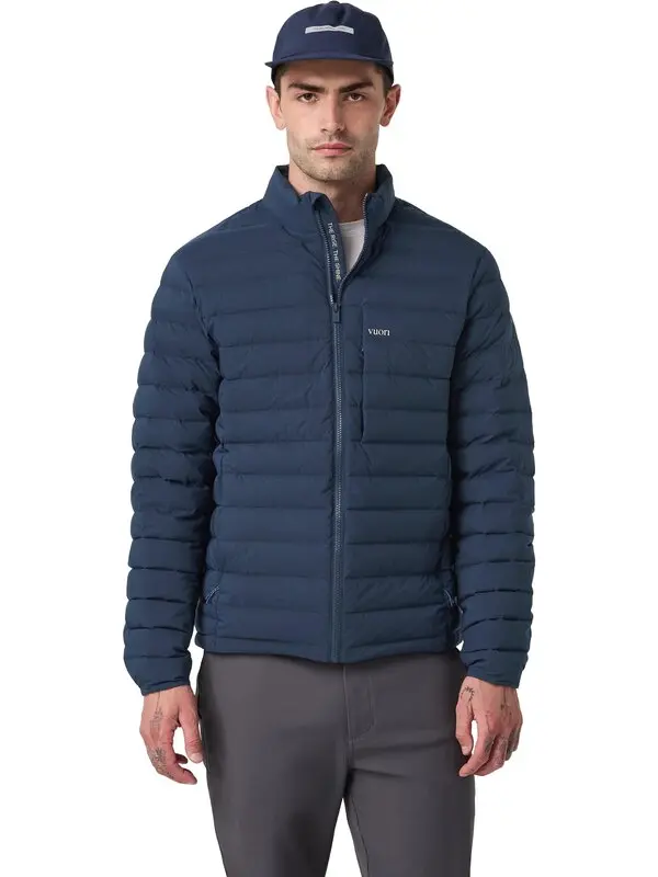 Vuori Steadfast Insulated Full Zip Jacket - Blue Coast