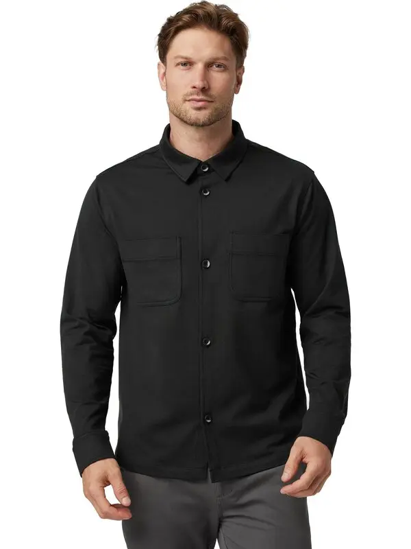 Vuori Coronado Shirt Jacket - Black Heather
