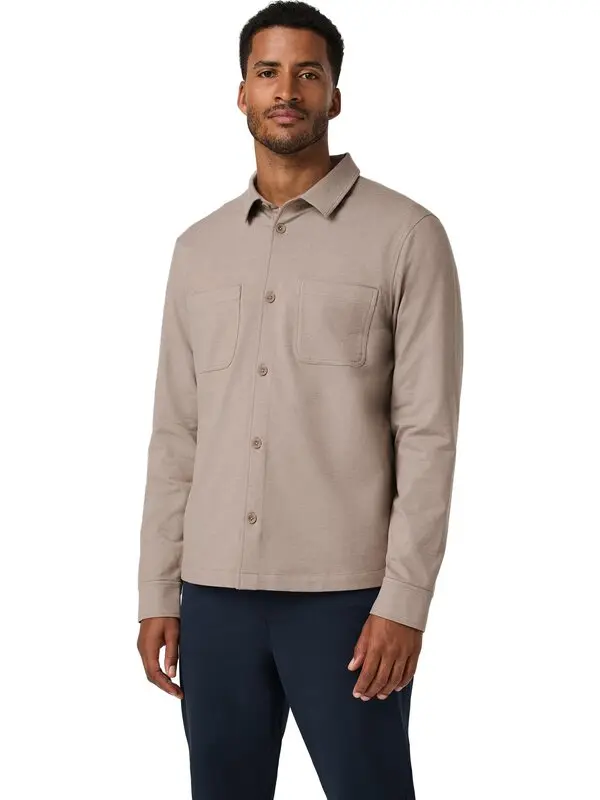 Vuori Coronado Shirt Jacket - Pumice Heather