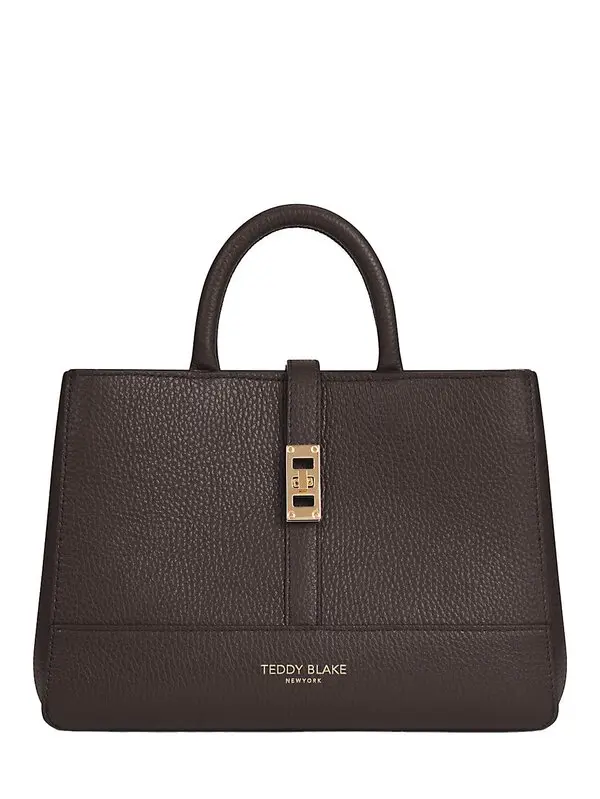 TEDDY BLAKE Lola Stampatto 10 Handbag - Dark Brown