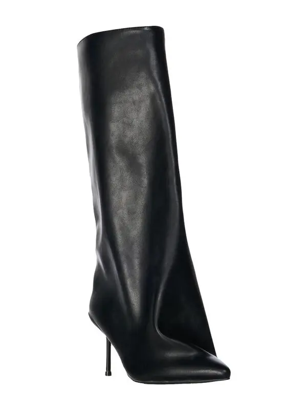 AZALEA WANG Couture Knee High Boots - Black