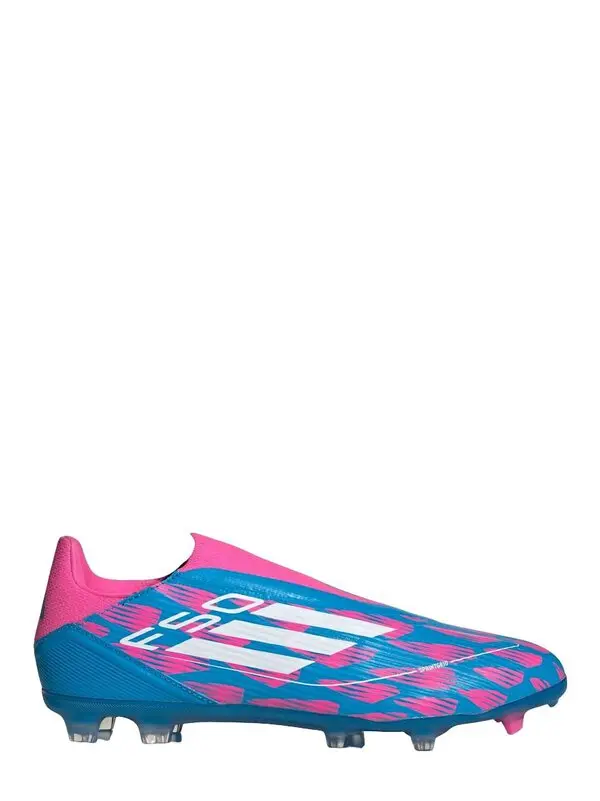 Adidas F50 League Laceless Firm/ground - Solar Blue/cloud White/solar Pink