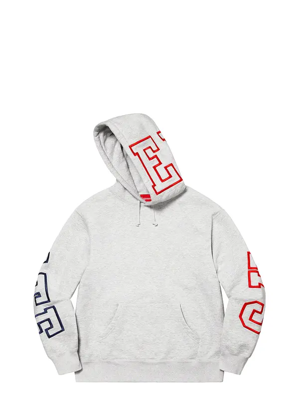 Supreme State Hooded Sweatshirt - Grey